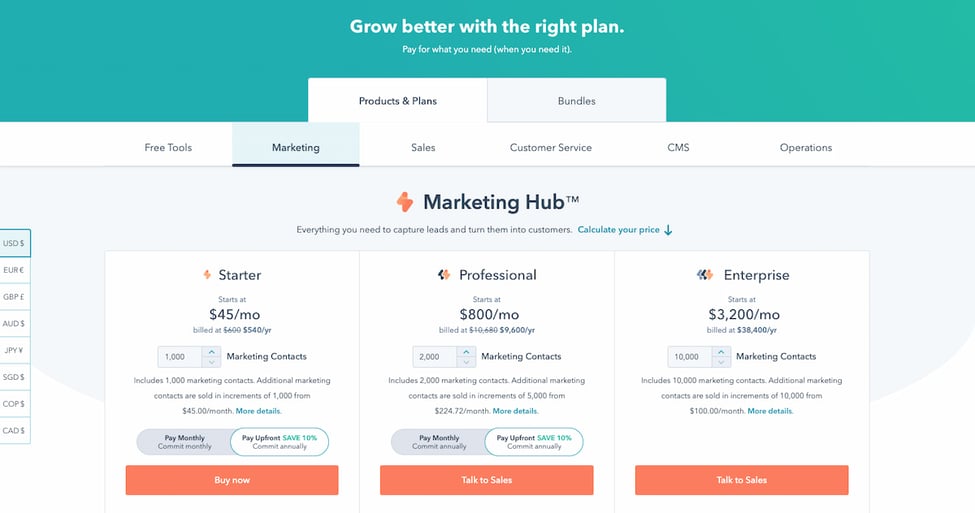 12 Best Pricing Page Examples To Inspire Your Own Design