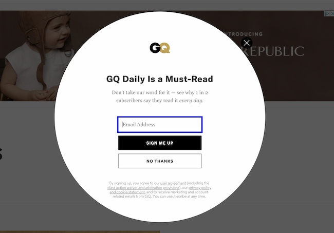 29 Exit Intent Popup Examples and What Makes them Effective