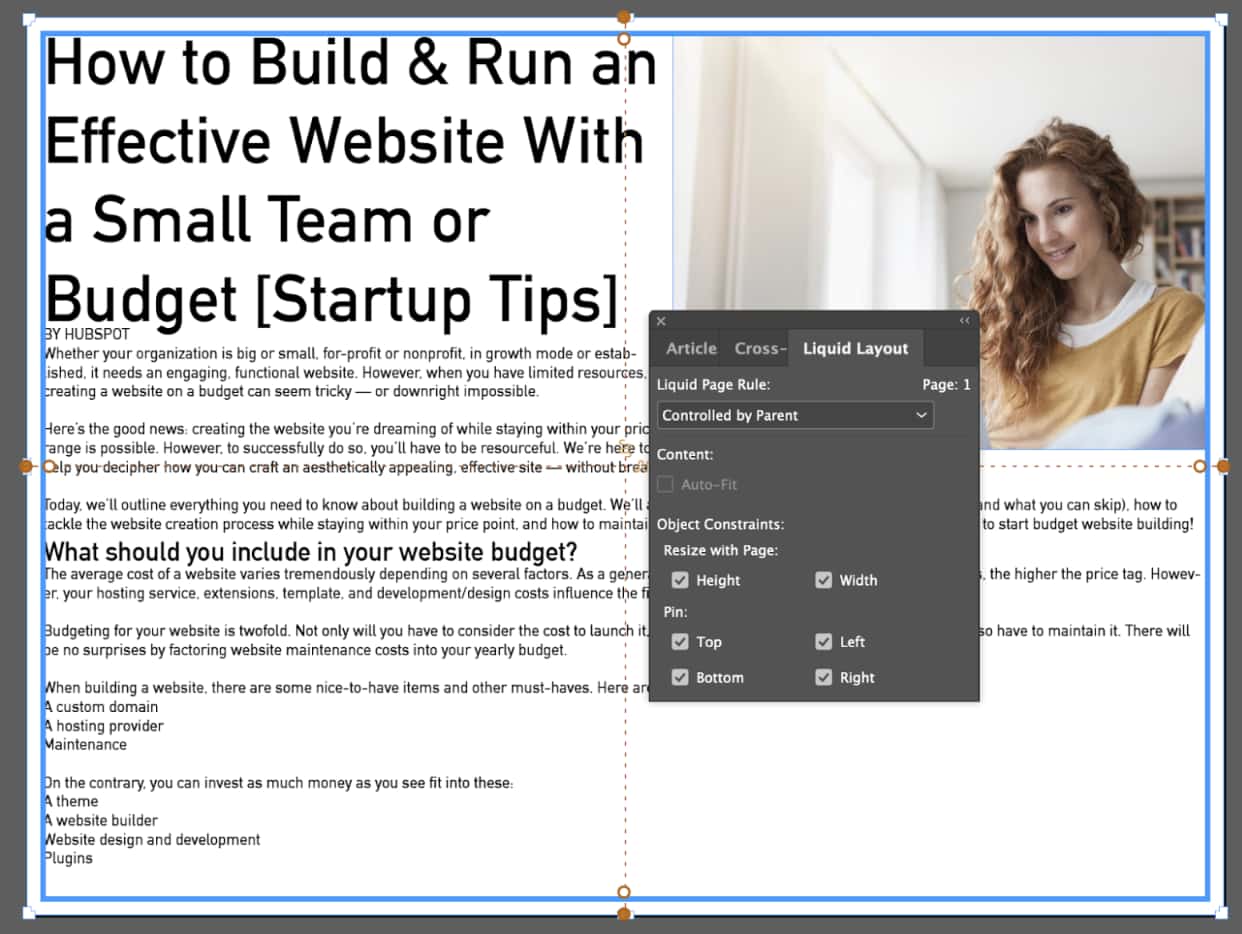What is Liquid Layout in InDesign? [+ How To Use It]