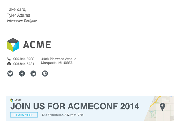 Como criar uma assinatura de e-mail eficaz [+ exemplos profissionais]