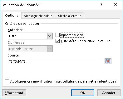 5 étapes pour créer une base de données Excel