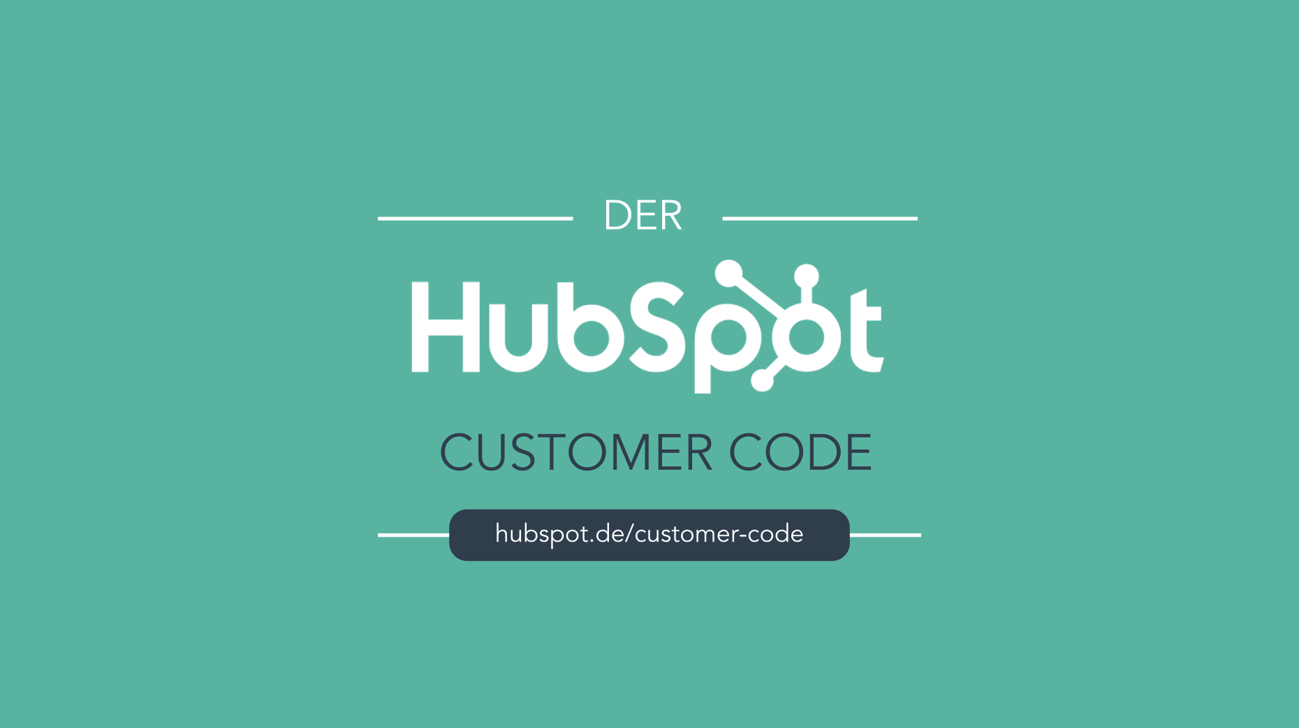 Der HubSpot Customer Code